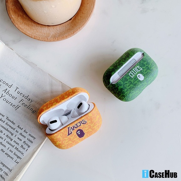 Accessories | Celtics X Lakers Bape Camo Airpods Pro Case Cover | Poshmark